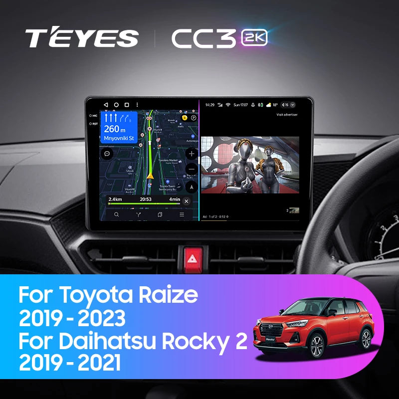 Toyota Raize 1 (2019-2023) / Daihatsu Rocky 2 (2019-2021) - T'EYES