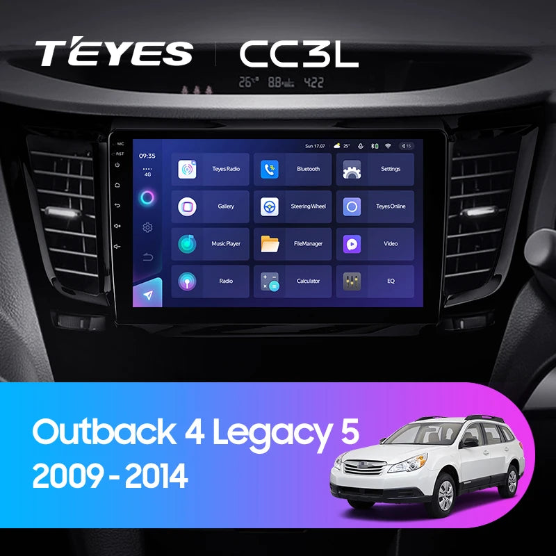 Subaru Outback 4 BR Legacy 5 (2009-2014) Right hand drive - T'EYES