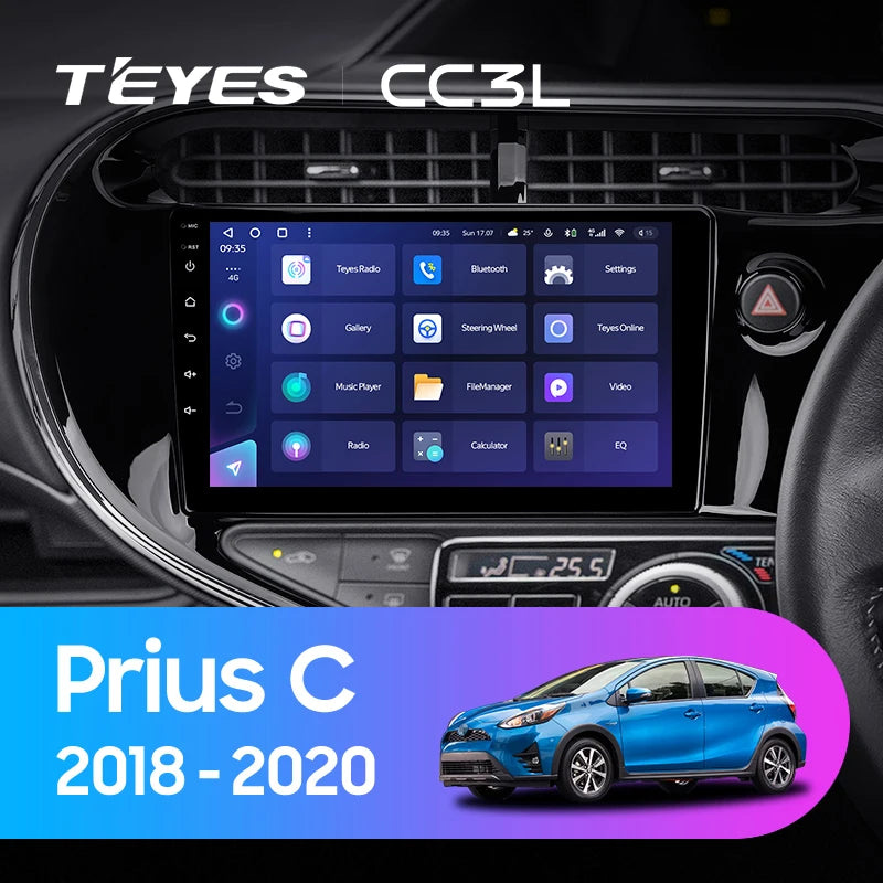 Toyota Prius C (2018-2020) Right hand drive - T'EYES