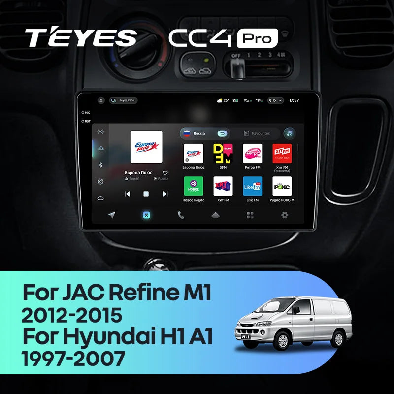 JAC Refine M1 (2012-2015) / Hyundai H1 A1 (1997-2007) - T'EYES