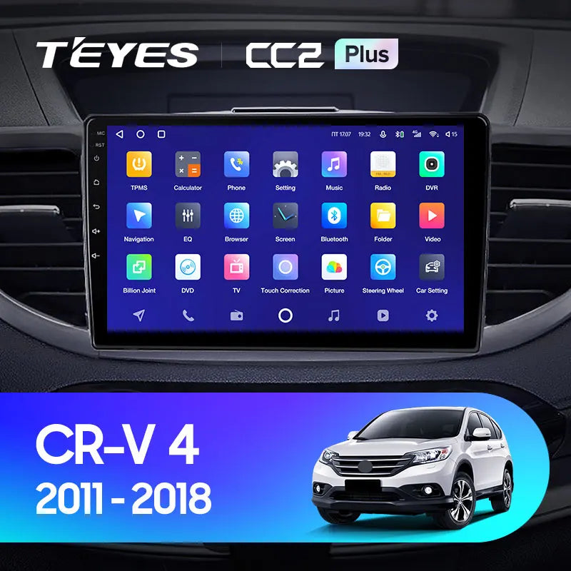 Honda CRV CR-V 4 RM RE (2011-2018) 10.2" Screen - T'EYES