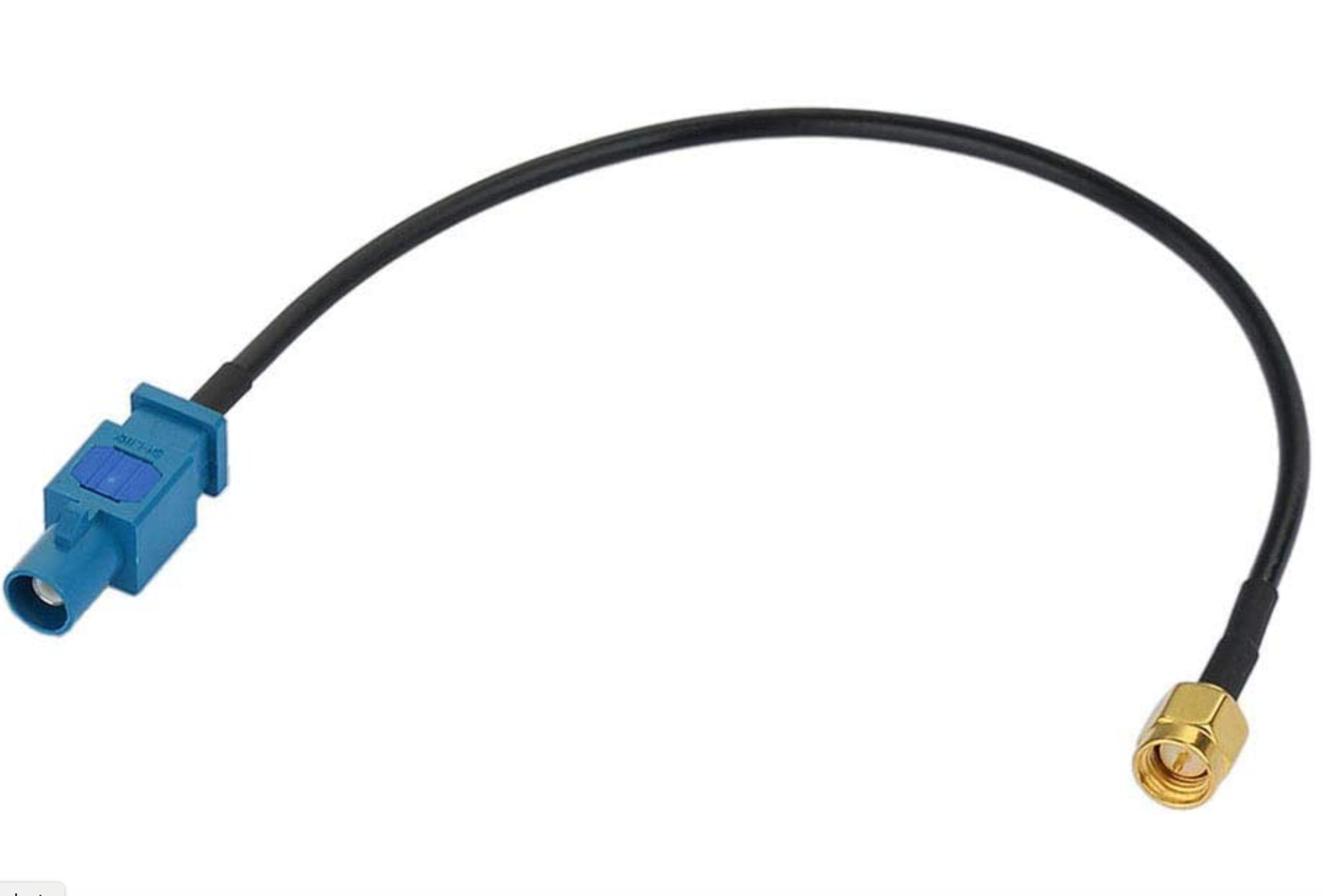 Fakra Blue Z Type Male Plug (RG316) to SMA Male GPS/SiriusXM GPS Anten